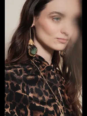 Johanna Ortiz Candelaria Intricate Islands -printed Silk Top