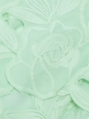 AS IT MAY Isla Strapless Lace Midi-dress - Mint