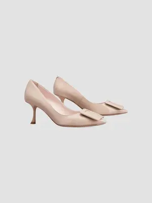 ROGER VIVIER Viv In The City Leather Pumps