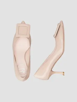 ROGER VIVIER Viv In The City Leather Pumps