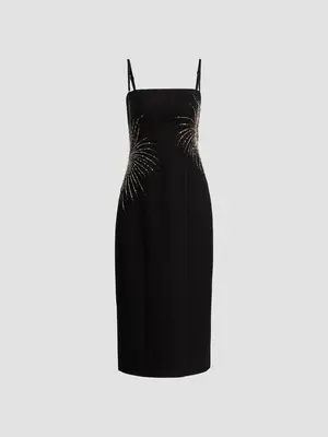 Staud Britney Beaded Cocktail Dress - Firework