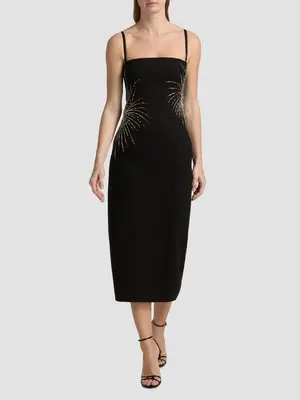Staud Britney Beaded Cocktail Dress - Firework