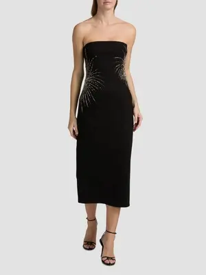 Staud Britney Beaded Cocktail Dress - Firework
