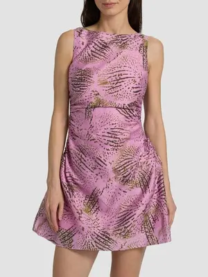 AMUR Waverlyn Ruched Minidress