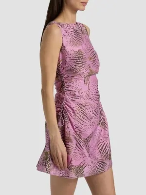 AMUR Waverlyn Ruched Minidress