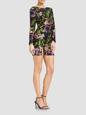 Dress The Population Nathalia Sequin Mini Dress