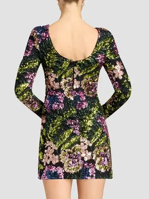 Dress The Population Nathalia Sequin Mini Dress