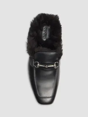 Gucci Primavera Larindo Horsebit Leather Mules