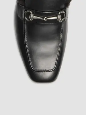 Gucci Primavera Larindo Horsebit Leather Mules
