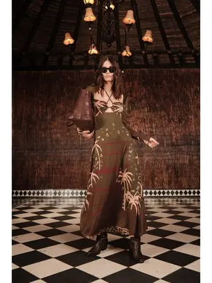 Johanna Ortiz Eternal Tropical Ankle Dress