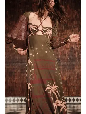 Johanna Ortiz Eternal Tropical Ankle Dress
