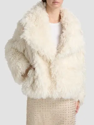 Staud Soprano Faux Shearling Jacket