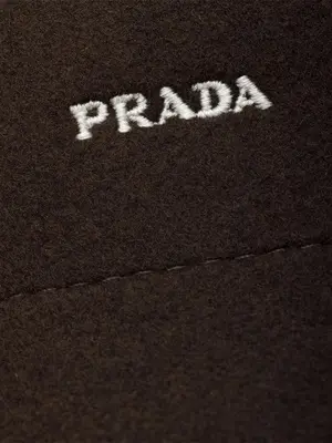 Prada Felt Hat - Brown