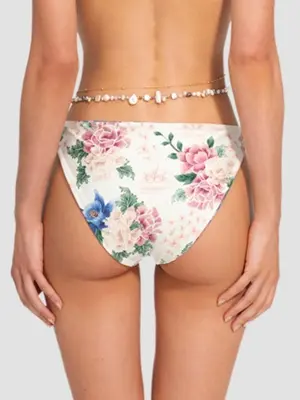 Agua Bendita Radical Sunrise Ilu Reversible Floral Bikini Bottom