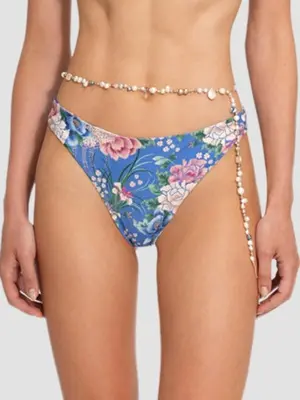 Agua Bendita Radical Sunrise Ilu Reversible Floral Bikini Bottom