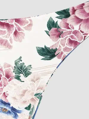 Agua Bendita Radical Sunrise Ilu Reversible Floral Bikini Bottom
