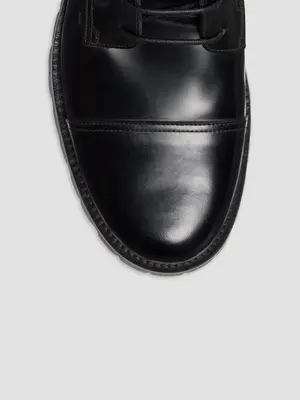 Gucci Primavera Sylke Leather Ankle Boots
