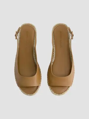 Bernardo Melila Espadrille Wedges - Sand