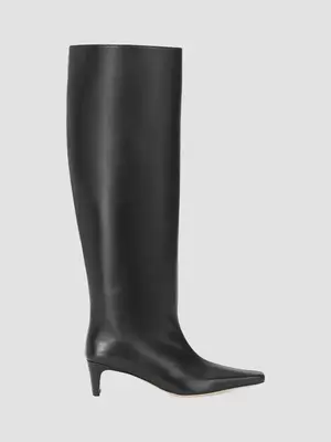 Staud Wally 55mm Leather Wide-calf Boot