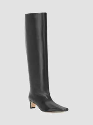 Staud Wally 55mm Leather Wide-calf Boot