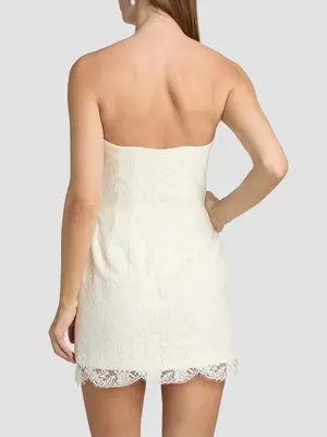 A.L.C. Eliana Lace Strapless Minidress