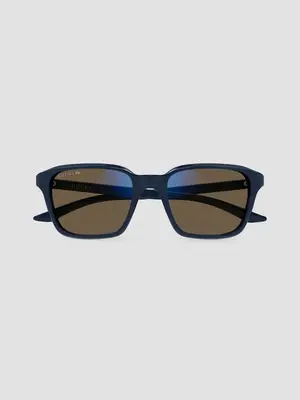 Gucci Flag 52mm Square Sunglasses - Blue