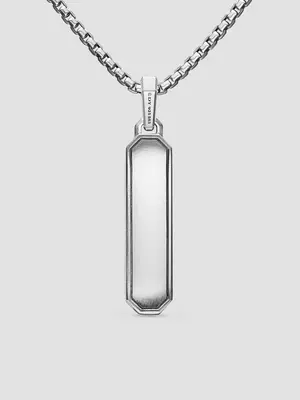David Yurman Courage Amulet In Sterling With 14k Yellow Gold, 35mm
