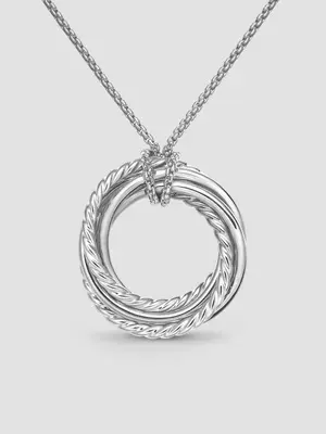David Yurman Crossover & Sterling Silver Pendant Necklace