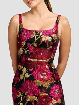 Dress The Population Lorena Brocade Mermaid Gown