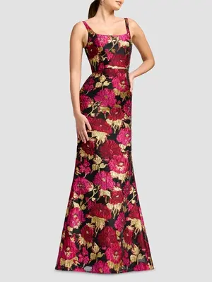 Dress The Population Lorena Brocade Mermaid Gown