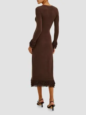 Rails Alejandra Silk-blend Knit Midi Dress