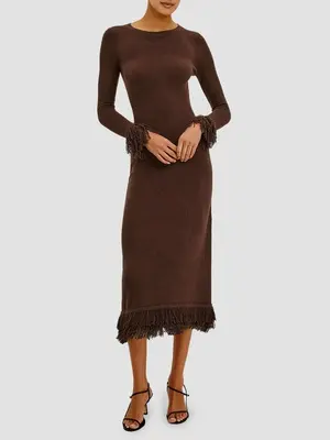 Rails Alejandra Silk-blend Knit Midi Dress