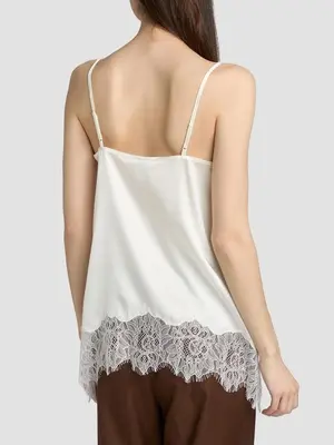 Staud Chloe Silk Tank Top