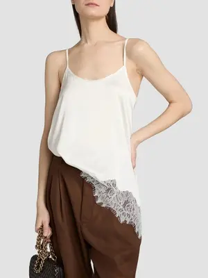 Staud Chloe Silk Tank Top