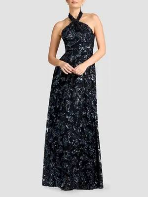 Dress The Population Manon Halterneck Gown