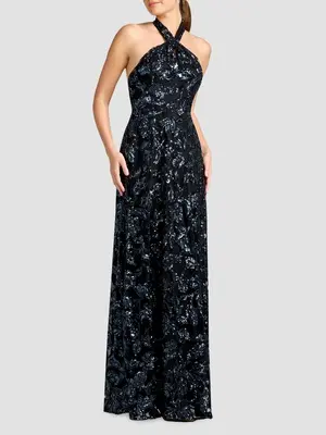Dress The Population Manon Halterneck Gown