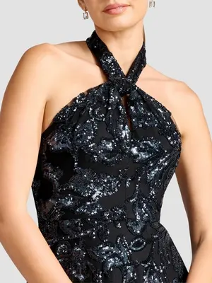 Dress The Population Manon Halterneck Gown