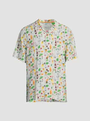 Tommy Bahama Veracruz Cay Lemon Lounge Shirt