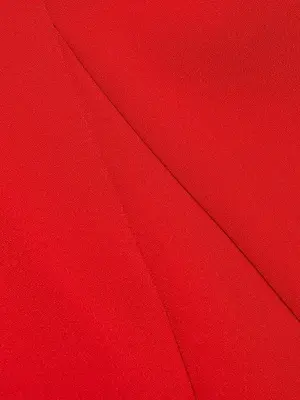 KIKA VARGAS Tala Crepe Minidress - Red