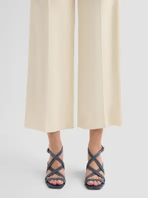 STUART WEITZMAN Park Block 85mm Suede Strappy Sandals