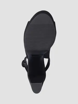 Bernardo Vega Peep Toe Platform Pumps - Black