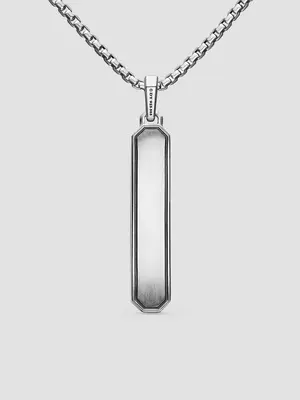David Yurman Integrity Amulet In Sterling With 14k Yellow Gold, 43mm