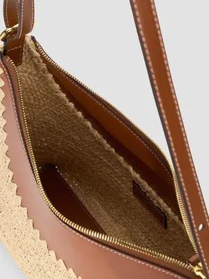 Staud Rowey Raffia Shoulder Bag