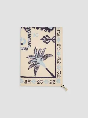 Johanna Ortiz Ikat Amazonico Rectangle Tablecloth - Deep Navy
