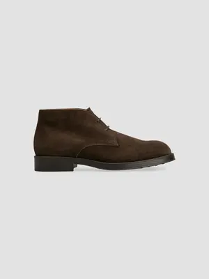 TOD'S Suede Desert Chukka Boots - Testa Moro