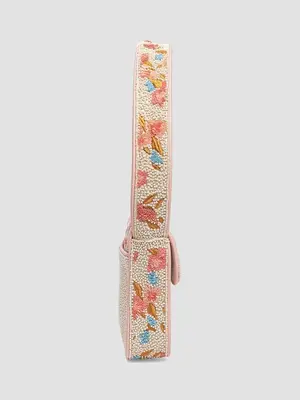Staud Tommy Beaded Top Handle Bag