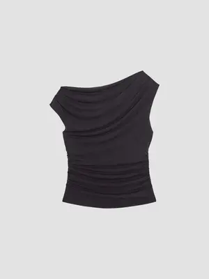 Rails Dominic Draped Top - Ash