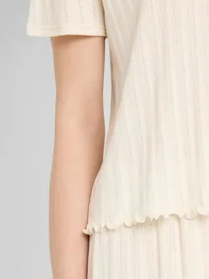 Eberjey Pointelle-knit Shorts
