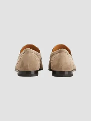 TOD'S Logo-detailed Suede Loafers