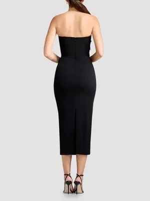 Dress The Population Shailene Strapless Midi Dress